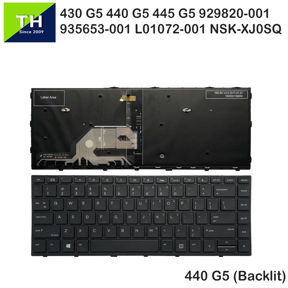 Keyboard With Trackpoint HP ProBook Backlit Keyboard Replacement ...