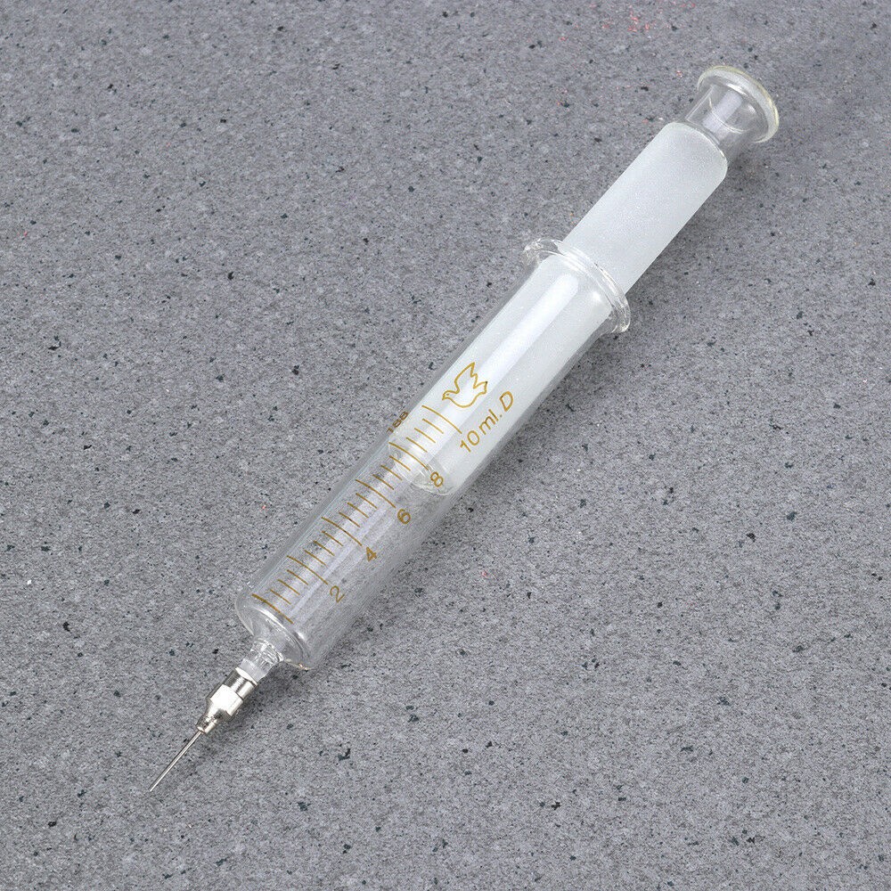 Ai-B10ml Syringe Glass Injector With Needle For Flux Solder Paste ...