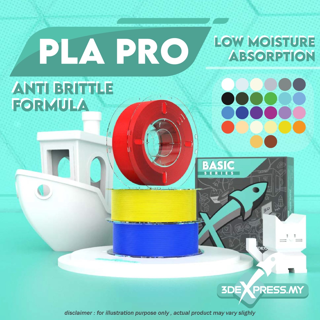 PLA PRO FILAMENT 1KG - Basic Series (Solid Color) | Shopee Malaysia