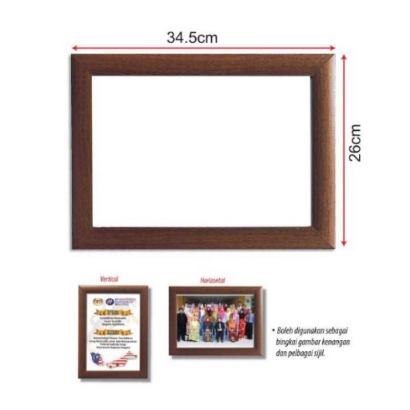 A4 Wooden Multi-purpose Frame [Ready Stock] Kayu Gambar | Shopee Malaysia