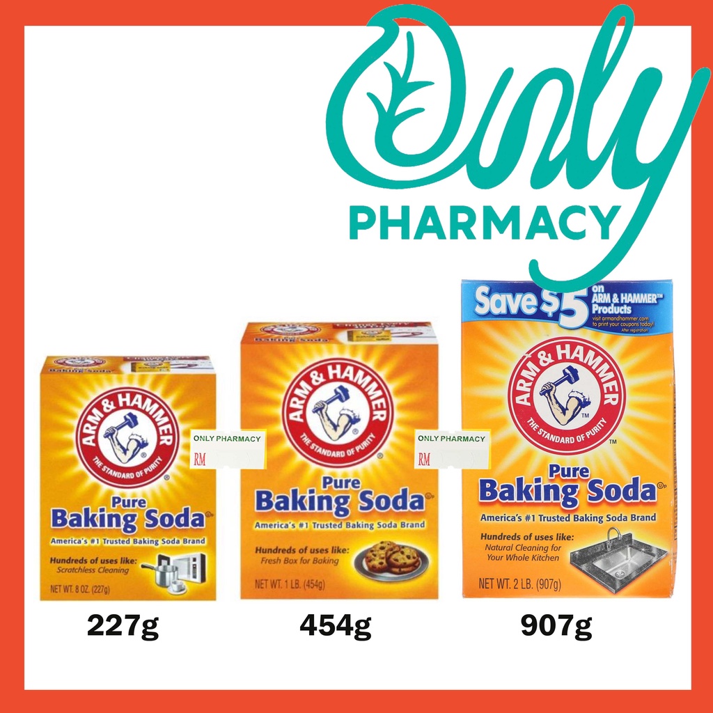 ARM & HAMMER Pure Baking Soda 227g or 454g or 907g | Shopee Malaysia
