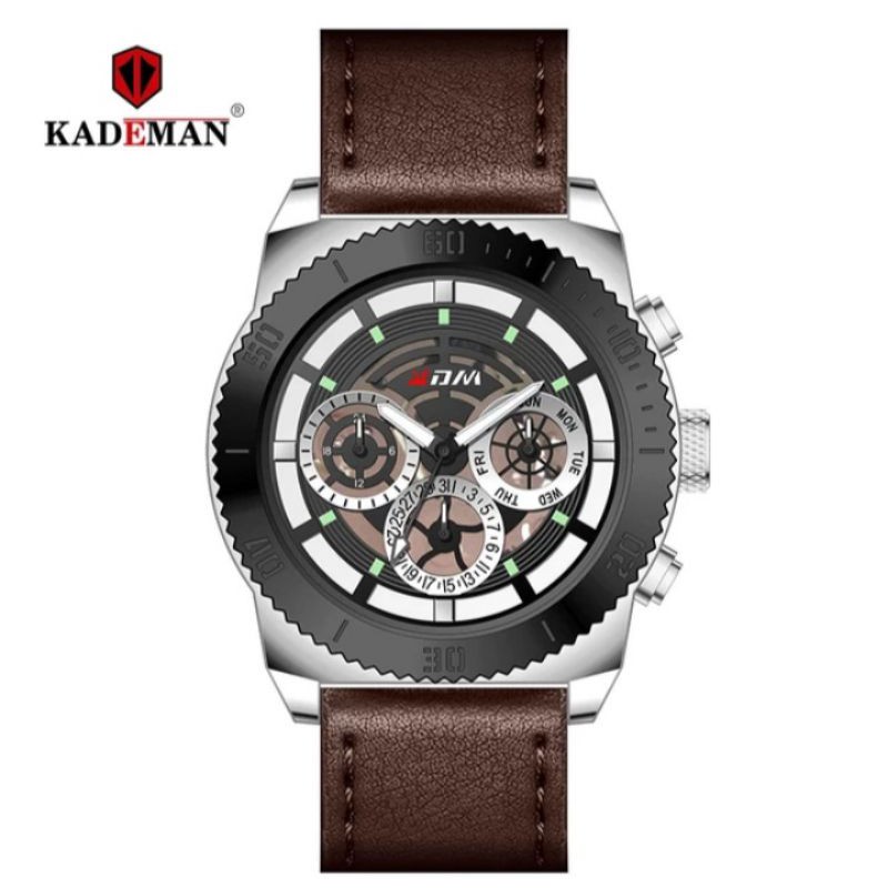 KADEMAN MEN ANALOG WATCH LEATHER K8015 | Shopee Malaysia