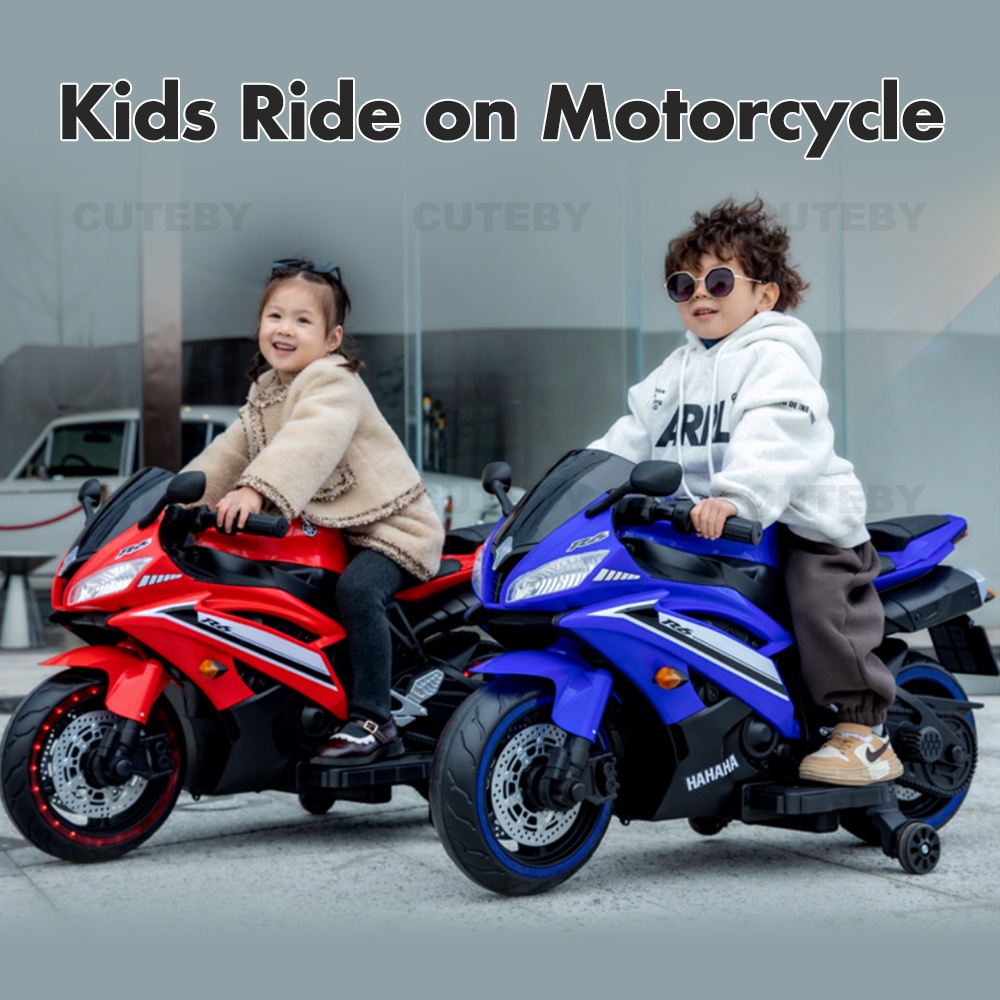 Electric KIDS RIDE ON MOTORCYCLE motor mainan budak | Shopee Malaysia