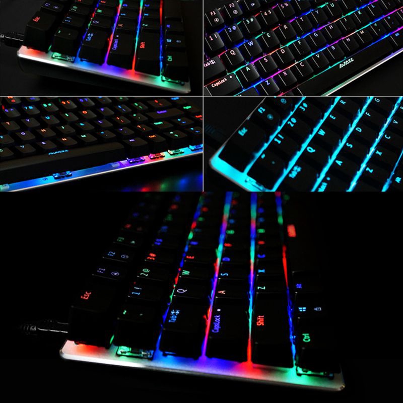 Zzz* Ajazz AK33 82 Keys Mechanical Keyboard Russian/English Layout ...