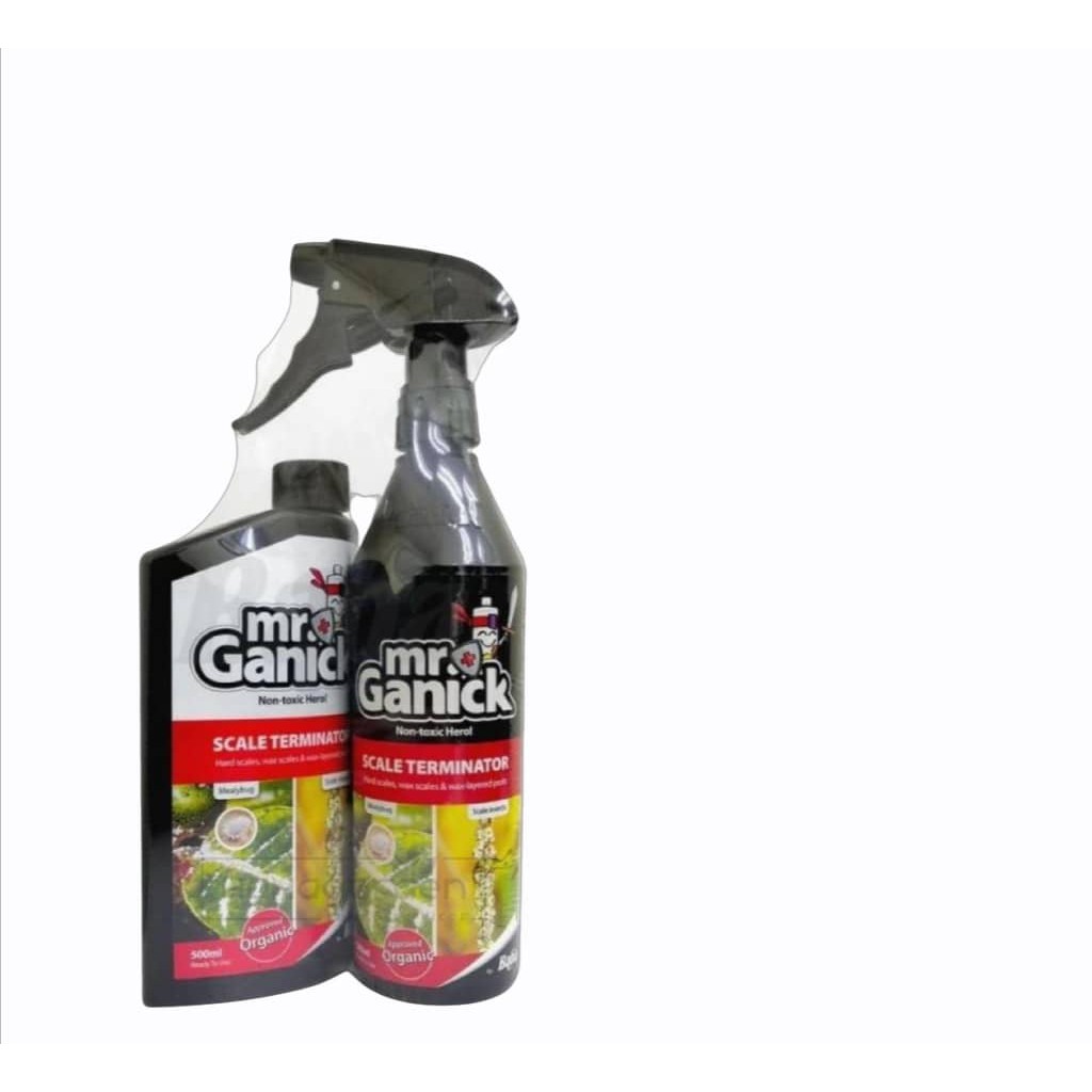 Baba Mr. Ganick Scale Terminator Organic Pesticide Non-Toxic Liquid ...