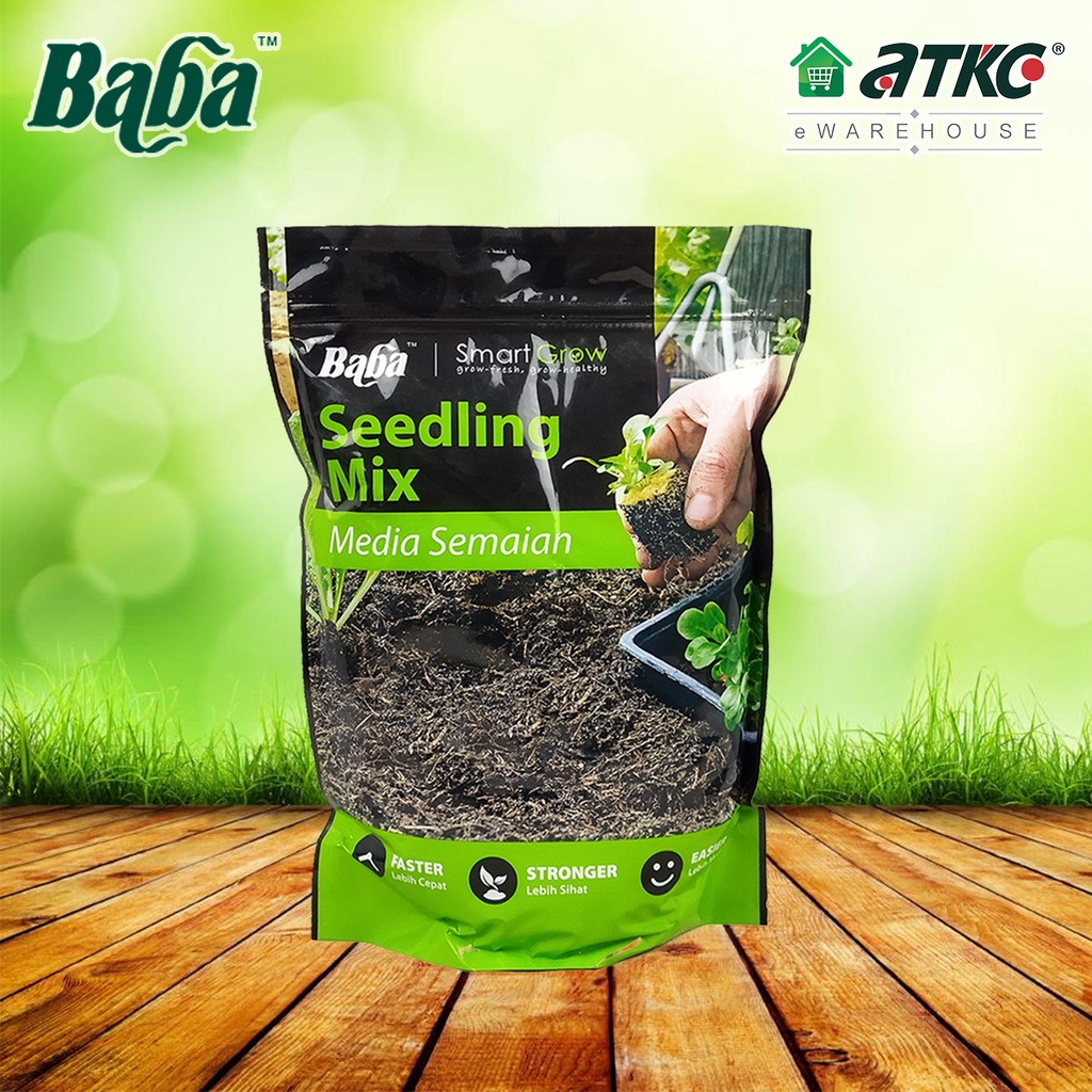 Baba Soil Smart Grow Seedling Mix Soil (Tanah Semaian) 3L | Shopee Malaysia