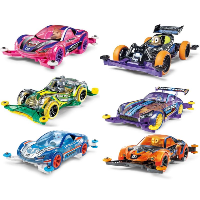 TAMIYA MINI 4WD DOG SHIROKUMAKKO LUPINE OWL KOALA ELEPHANT RACER GT ...