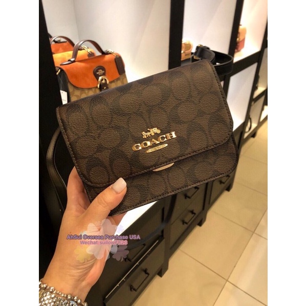 Coach Mini Brynn Crossbody in Signature Canvas | Shopee Malaysia