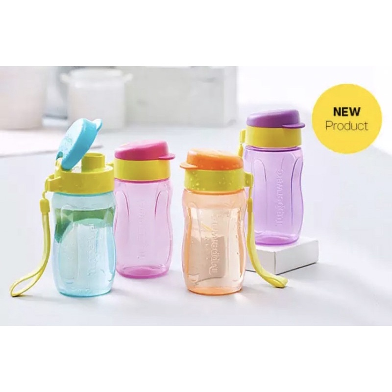 Tupperware Slim Eco Bottle Mini with Strap (1) 310ml | Shopee Malaysia