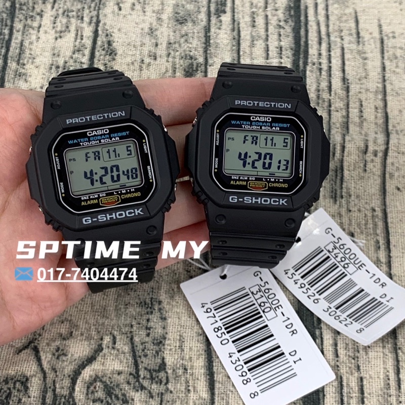 CASIO G-SHOCK G-5600E-1DR / G-5600UE-1DR / G-5600E-1 / G-5600UE-1 / G-5600E / G-5600UE | Shopee ...