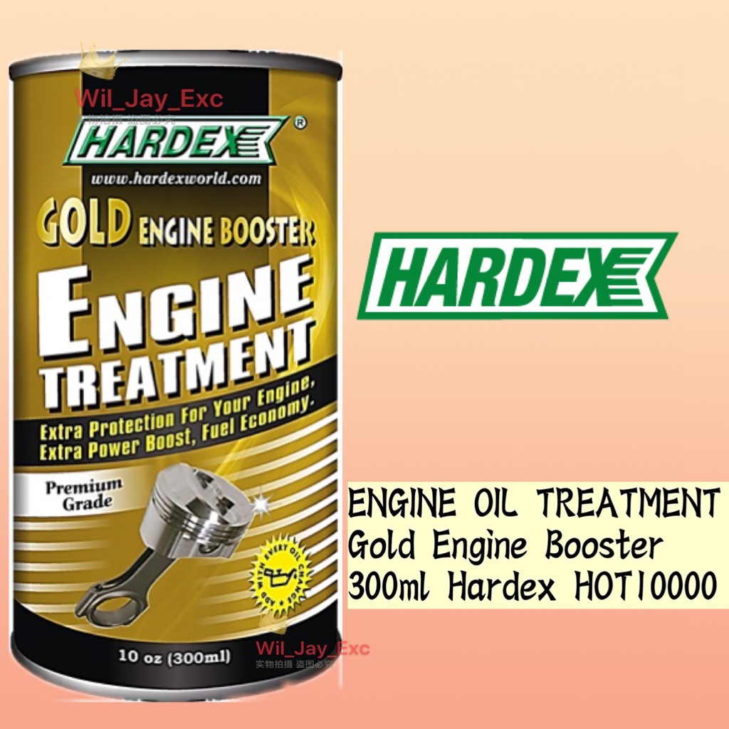 HARDEX HOT10000 300ML PETROL ENGINE OIL TREATMENT GOLD ENGINE BOOSTER ...