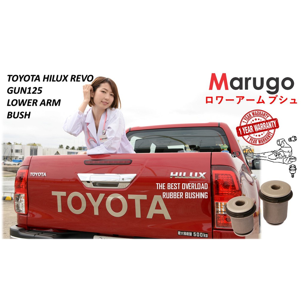 TOYOTA HILUX REVO GUN125 LOWER ARM BUSH BIG 48655-0K080 | Shopee Malaysia