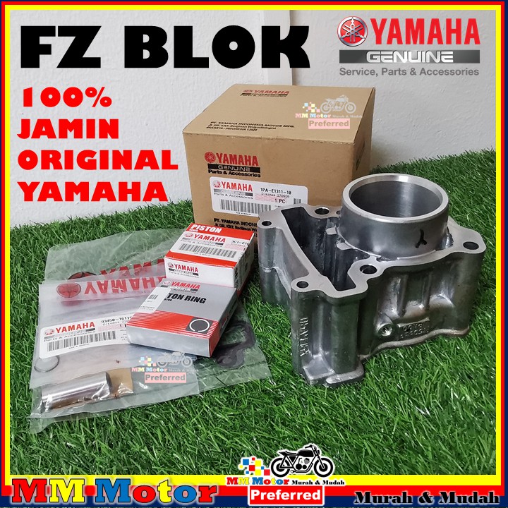100% JAMIN ORIGINAL YAMAHA FZ BLOK 57MM FULL SET HARGA BORONG GENUINE BLOCK CERAMIC FZ150 LC135 ...