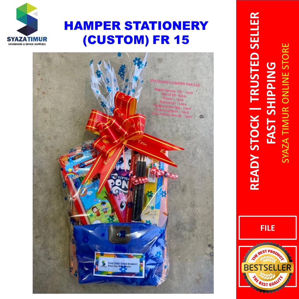 [ST-GR MY] Stationery Hamper Gift FR15 / Stationery Set / Hamper ...