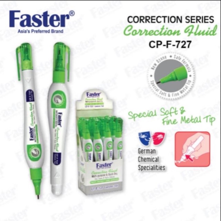 Correction Pen Faster / Liquid Paper Faster (7ml)/(5ml) | Shopee Malaysia