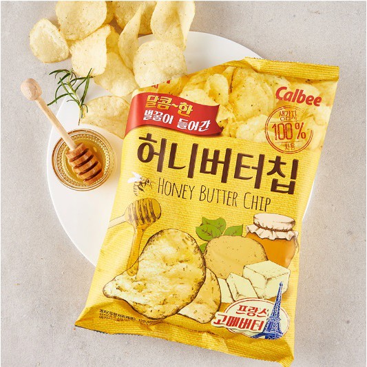 Haitai CALBEE Honey Cream Potato Chips Korean Snacks | Shopee Malaysia