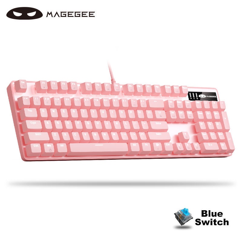 MageGee MK-Storm Mechanical Gaming Keyboard Blue / Red Switch Wired LED ...