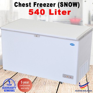 Chest Freezer Top Opening 540 Liter Capacity LY600LD | Shopee Malaysia