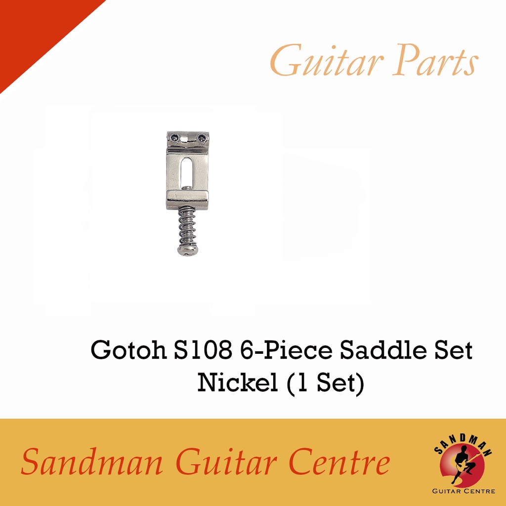 Gotoh S108 6-Piece Saddle Set, Nickel (1 Set) | Shopee Malaysia