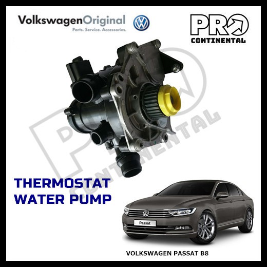 GENUINE VOLKSWAGEN PASSAT WATER PUMP WITH THERMOSTAT HOUSING | Shopee ...