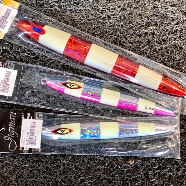 Jigman (SF) Slow Jig 250g 350g 450g 700g 800g Best for Jenahak Kerapu ...