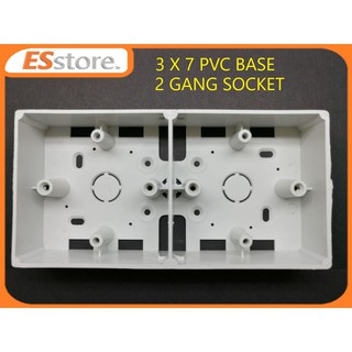Esstore2u 1 GANG / 2 WAY / 2 GANG / 3 GANG / 4 GANG PVC SOCKET SWITCH ...
