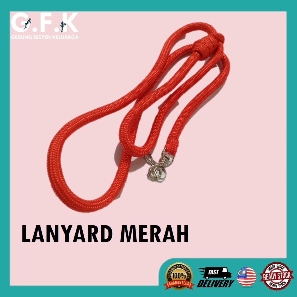 LANYARD MERAH KADET REMAJA SEKOLAH (KRS/TKRS) | Shopee Malaysia