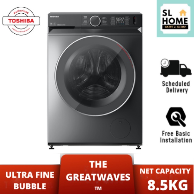 TOSHIBA Front Load Washing Machine (8.5kg) TW-BK95G4M(SK) | Shopee Malaysia