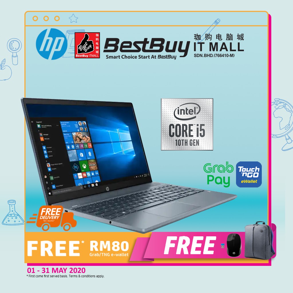 HP Pavilion Laptop - Blue/Silver (I5-1035G1/15.6"/4 GB/512 GB SSD/MX250 ...