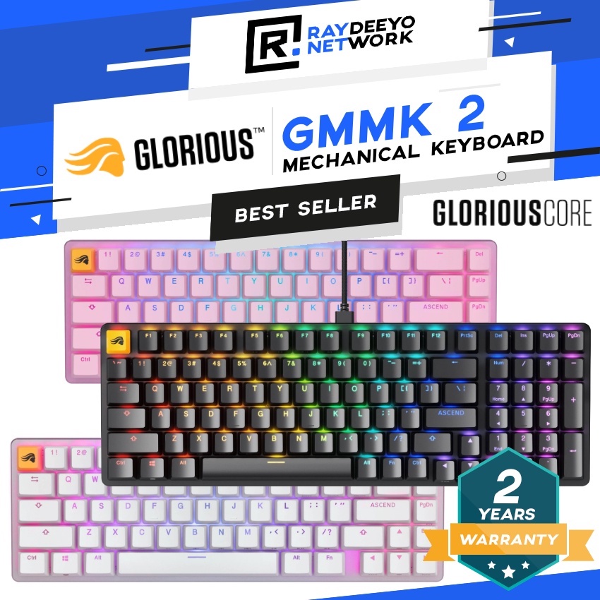 Glorious GMMK 2 (Full Size/Compact/Barebone) RGB Modular Mechanical ...