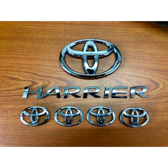 Original Toyota Harrier Logo Emblem (Year 2014 - 2019) | Shopee Malaysia