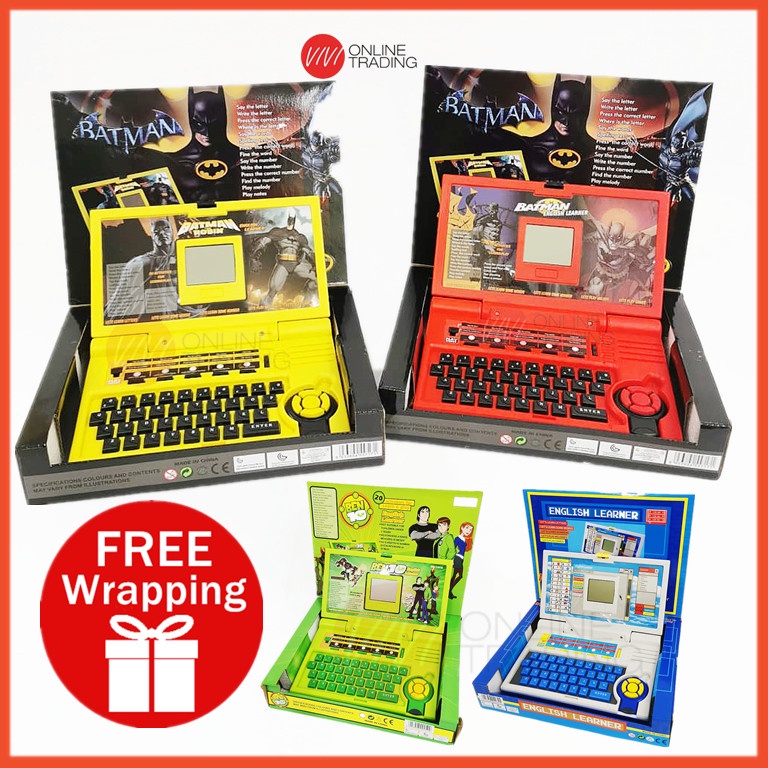 Learning English Kids Laptop Computer Education Toys Laptop Budak ...