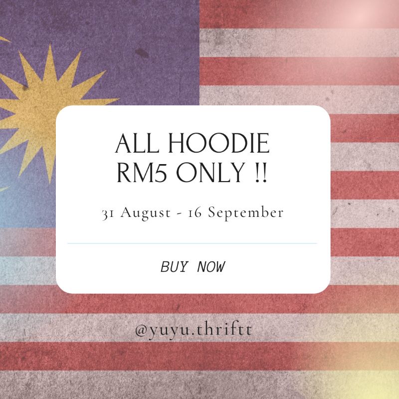 Merdeka Sale Hoodie ! | Shopee Malaysia