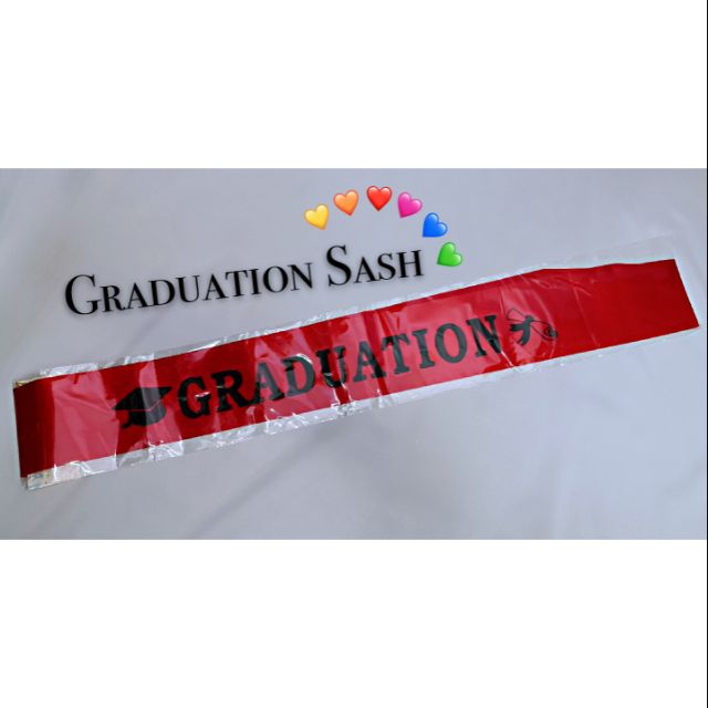 Graduation Sash Ready Stock Convocation Selempang Graduasi | Shopee ...