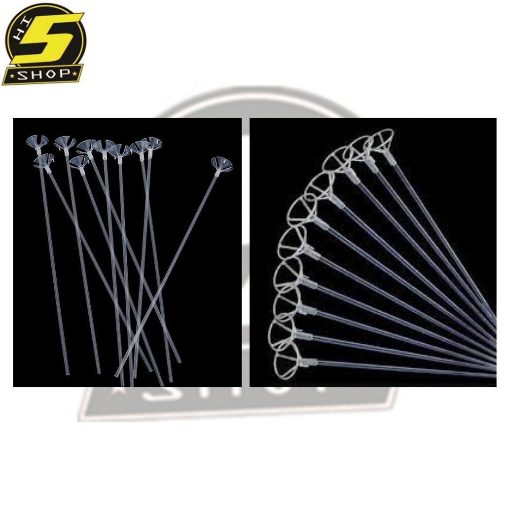 Stick Balloon Transparent / High Quality Plastic Balloon Stick / Batang ...