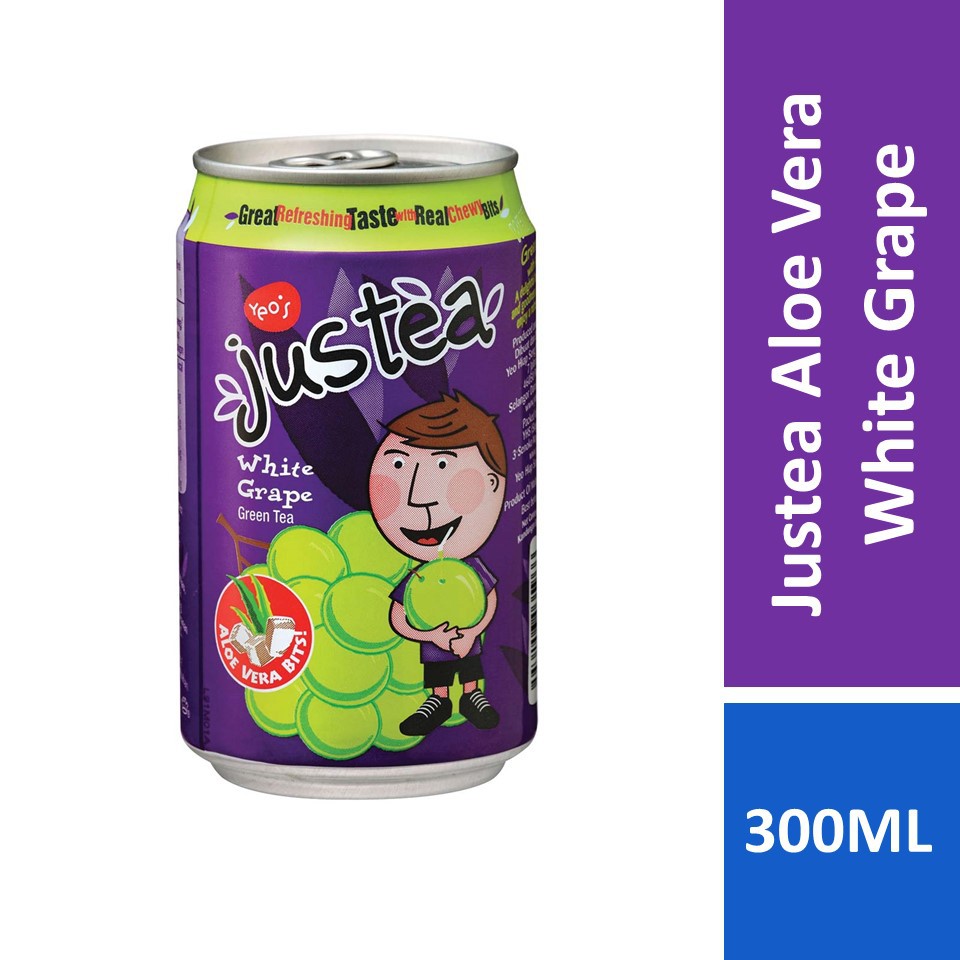 Yeos Justea Aloe Vera White Grape 300ml | Shopee Malaysia