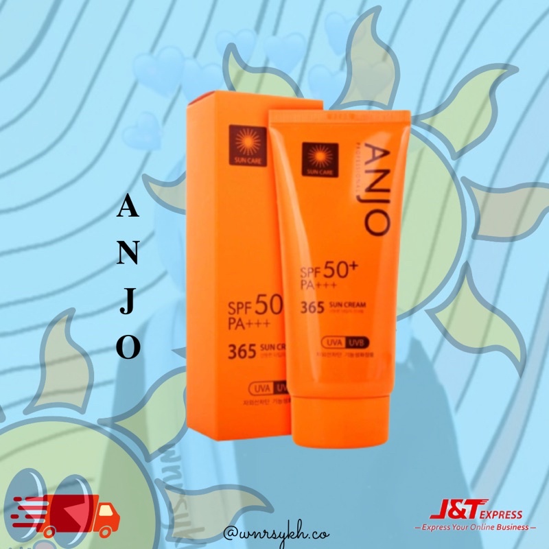 ANJO Professional SPF 50+ PA+++ 365 Suncream [Ready Stock] | Shopee ...