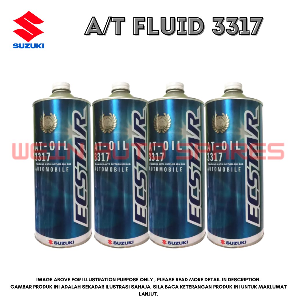 SUZUKI GENUINE 3317 ECSTAR AUTO TRANSMISSION FLUID (1L) ATF OIL - 99000 ...