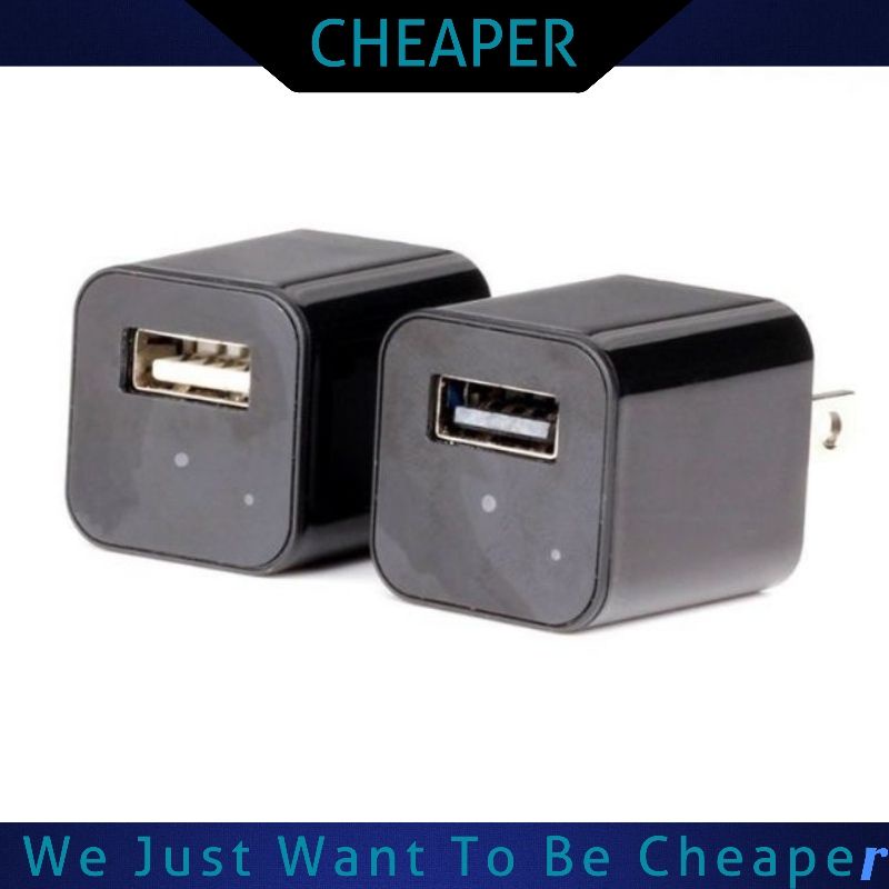 SD Micro Card Adapter Wall Socket Hidden Spy Camera HD 1080P USB Port ...