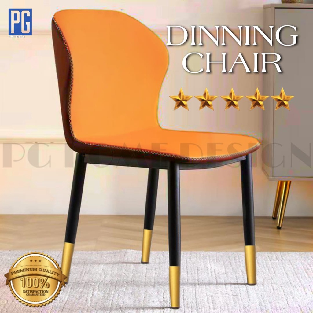 PG HOME : Dining Chair With PU Seat/ Dining Chair/ Kerusi Makan ...
