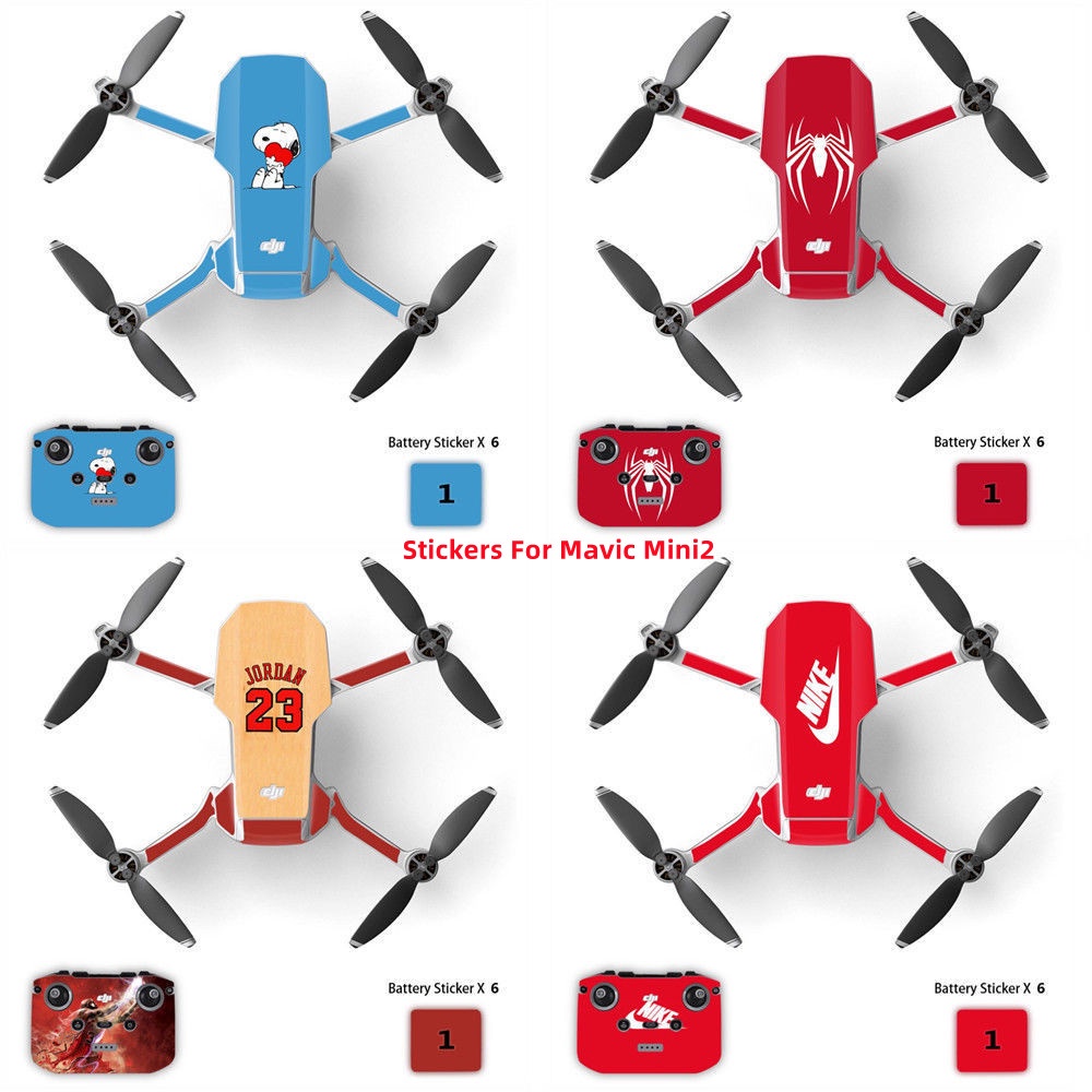 Mavic Mini2 Sticker Drone Skin Protective PVC Stickers Drone Body Arm ...