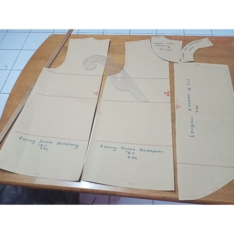 Pola kurung Kedah + Free pola asas kain | Shopee Malaysia