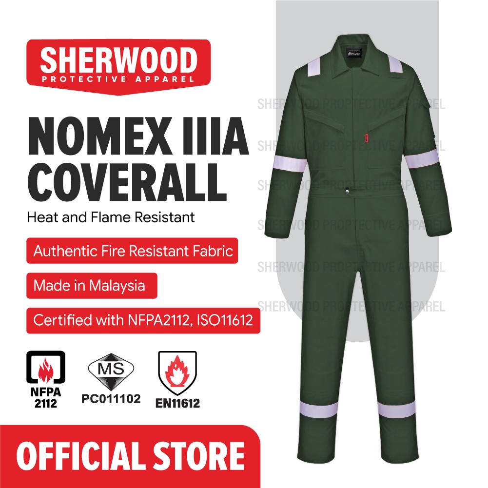 Sherwood Nomex IIIA Original Fire Resistance Coverall | Shopee Malaysia