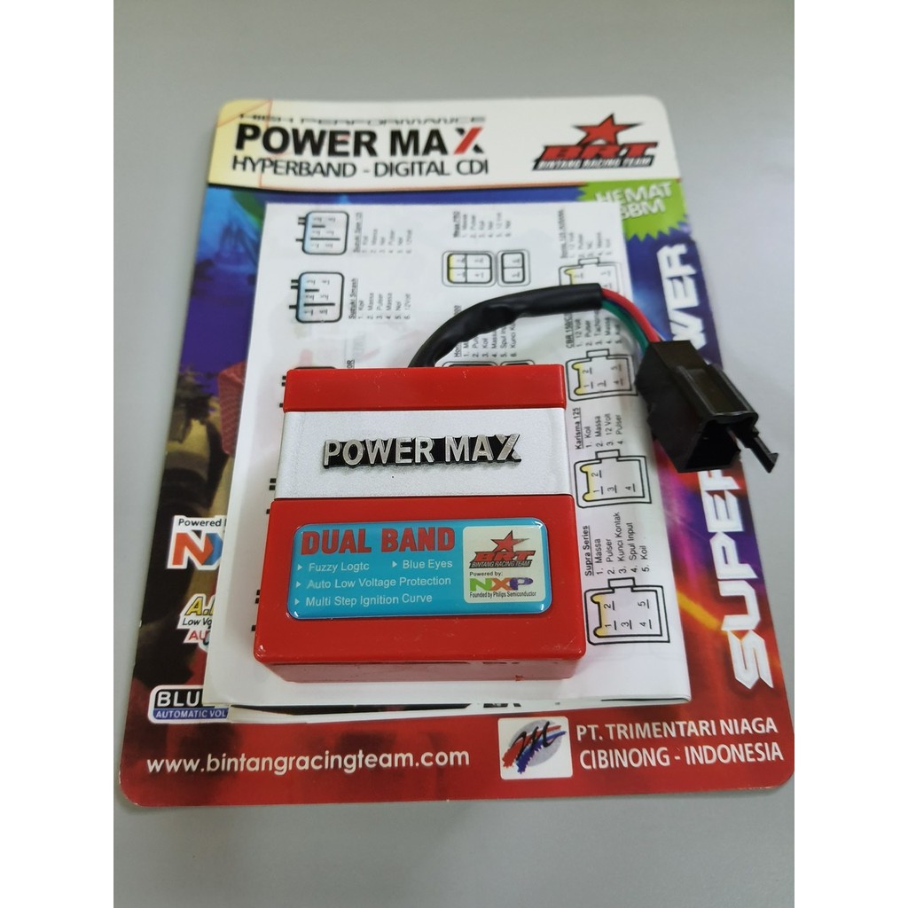 Cdi Honda Wave125 Wave 125 Brt Powermax Dual Band No Cut Off GL Racing ...