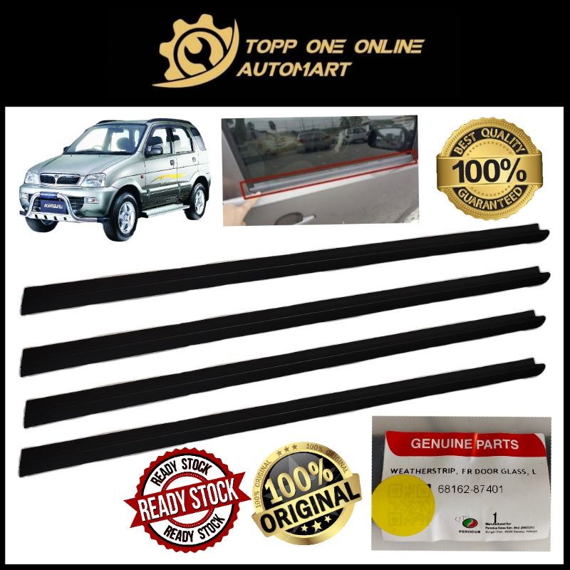 ORIGINAL PERODUA KEMBARA DOOR GLASS MOULDING | Shopee Malaysia