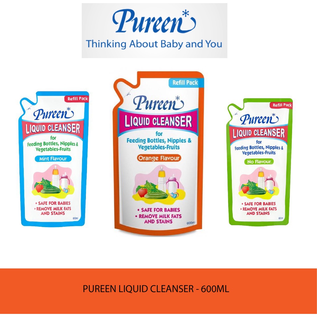 PUREEN Liquid Cleanser Refill Pack (2X600ML) Single or Twin Pack ...