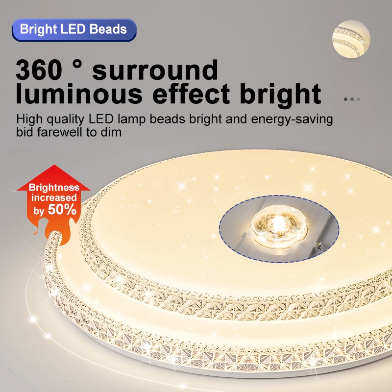 Ceiling light High-brightness LED living room ceiling light White light ...