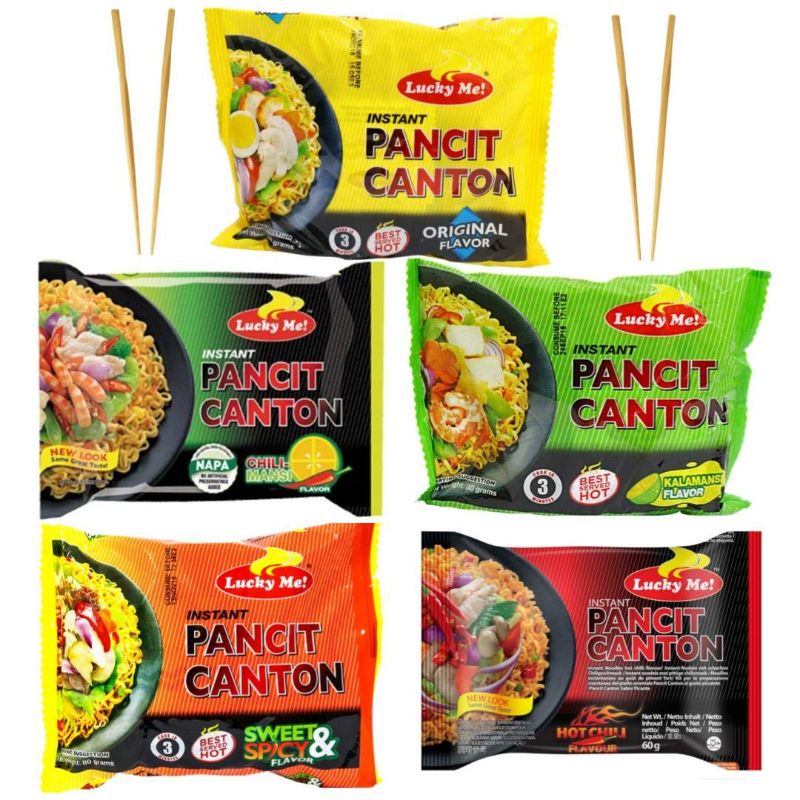 Pancit Canton Noodles 6pcs per Pack | Shopee Malaysia