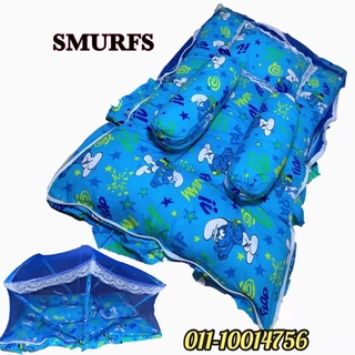 Cartoon Tilam kelambu 3 Bantal, Tilam kelambu corak kartun corak baru ...