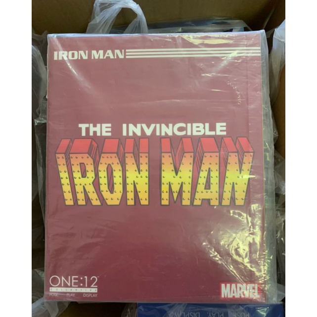 Back in box mezco the invincible ironman ONE:12 | Shopee Malaysia